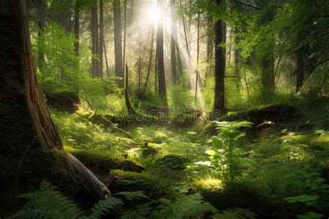 Forest Ecosystem With Organisms And Processes Working In Tandem To Sustain The Forest Stock Forest Ecosystem With Organisms And Processes Working In Tandem To Sustain The Forest Stock