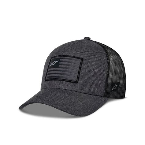 Alpinestars Flag Snapback Hat Anthracite Motostorm En