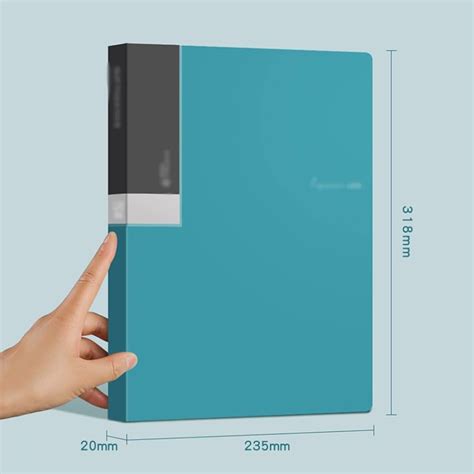 A4 Swing Clip Folder Polypropylene Presentation Folder Blue Colour