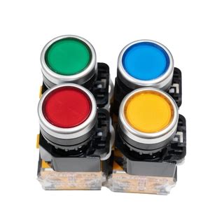 LA38 11 สวตซ ปมกด แบบกดตด ปลอยดบ สำหรบตคอนโทรล Industrial