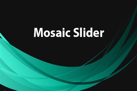 JoomClub Mosaic Slider v2 0 0 модуль слайдера в стиле мозайки для Joomla