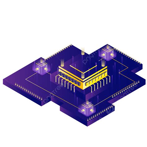 2 5d Technology Vector Hd PNG Images 2 5d Technology City Chip Vector