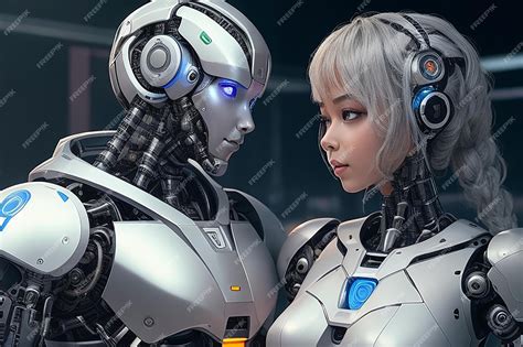 Premium Photo | Cyborg robot d render robotic process automation rpa data analysis in server ...