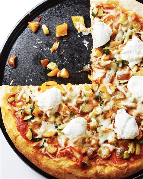 Roasted Vegetable And Ricotta Pizza Recipe — Bite Me More