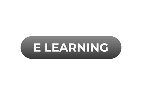 E Learning Button Speech Bubble Banner Label E Learning 21721206