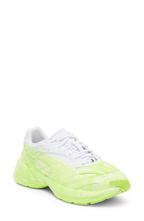 Puma Velophasis Slime Sneaker Puma White Pro Green Editorialist