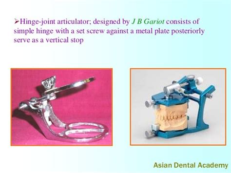 Articulators In Complete Dentures By Asiandentalacademy