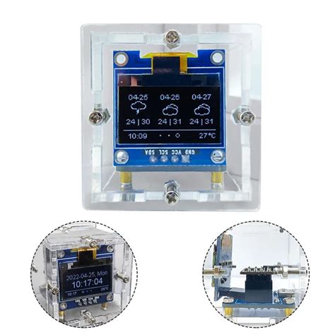 Esp8266 Diy Elektronikus Készlet Órajel Kijelző Wifi Connecth Hegesztési Projekt Automatikus