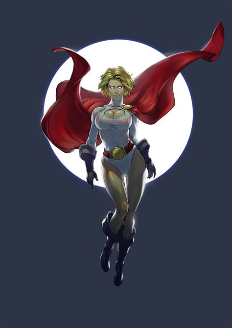 Power Girl •matthew Moreau Power Girl Comic Shop Pop Art
