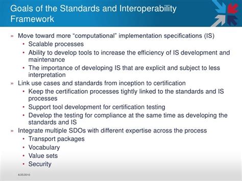 Interoperability Framework Overview