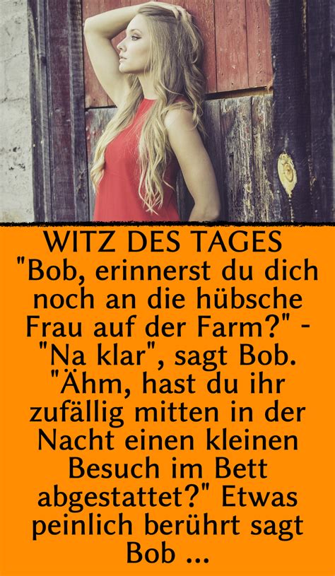 Witz des Tages Zwei Männer übernachten bei Witwe Witz des tages Witze Ehe witze