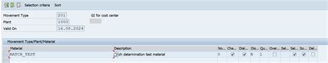 Batch Determination In Sap Mm Sap Community