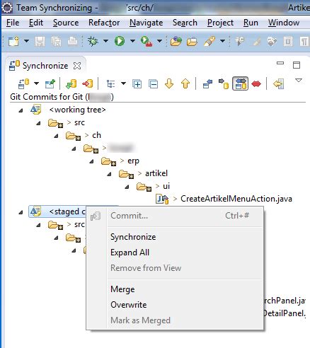 Git How To Commit Added Files Only In Eclipse Stack Overflow