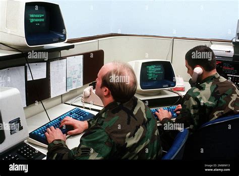 Office Computer Terminals Man Hi Res Stock Photography And Images Alamy