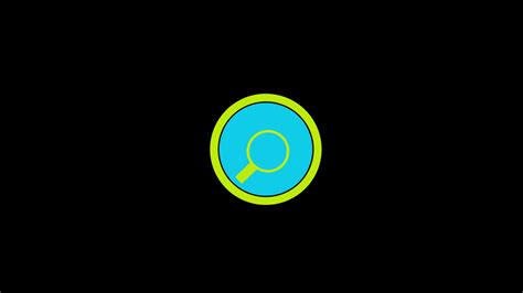 Magnifying Glass Search Icon Animation Loop Stock Footage Sbv 347605384