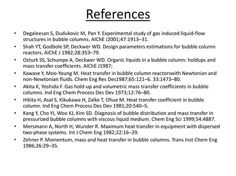 Bubble Column Reactor Pptx Chemistry Science