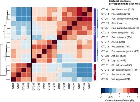 Sparcc Correlation Coefficients Between Sequence Abundances Of