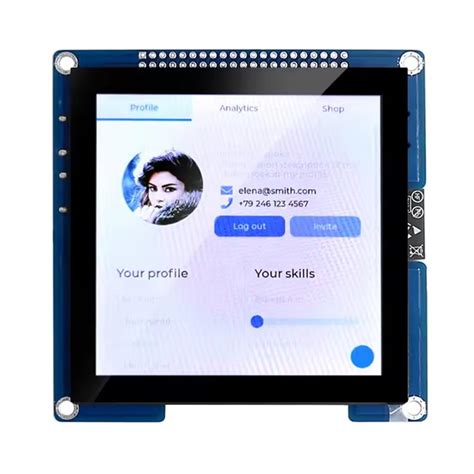 Hot Esp32 S3 4 Inch Development Board Smart Display 480x480 Lvgl Wifiandbluetooth Lcd Graphic