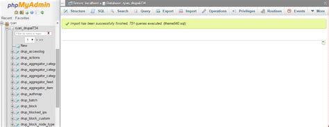 Drupal 7 X How To Apply Snapshot To Installed Drupal Engine With