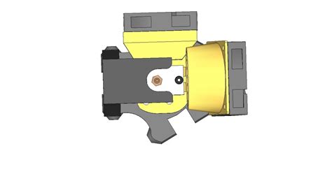 Kossel Magnetic Z Probe Mount With Zero X Y Offset To Avoid Effector