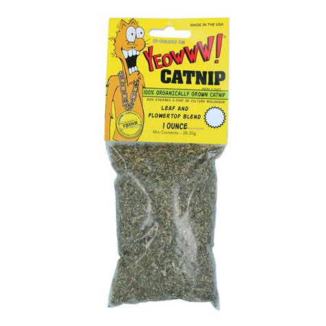 Yeow Resealable Easy To Use 100 Organic Catnip Cat Nip Cat Supplies 1oz Bag