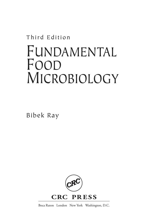 SOLUTION Fundamental Food Microbiology Third Edition Studypool
