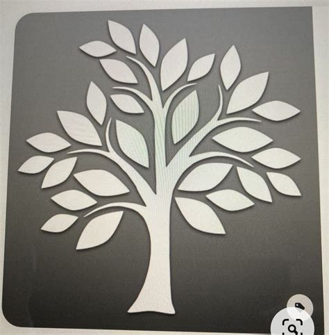 Tree Cutout Wall Texture Design