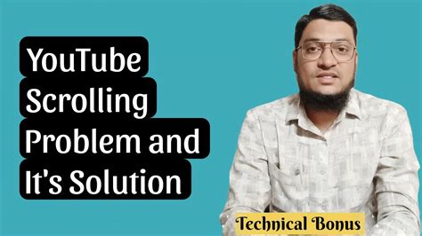 how to solve youtube scrolling issue youtube scrolling problem and