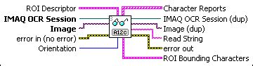 Imaq Ocr Read Text Vi Labview Ni Vision Documentation