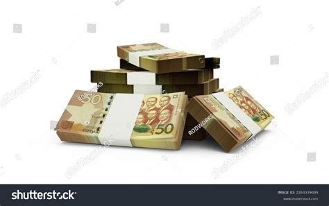 3d Rendering Stack Ghanaian Cedi Notes Stock Illustration 2263339099