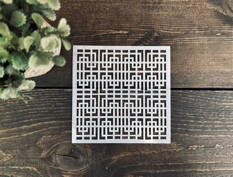 Stencil Line Stencil Line Pattern Stencil Cookie Background Etsy