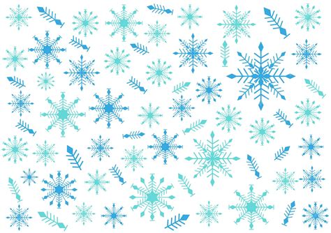 Premium Vector Abstract Blue Snowflake Pattern Background Vector Illustration