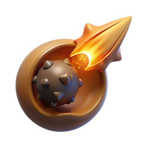 3d Render Cell Penetration Projectile Impact Abstract Science Energy Burst Molecular