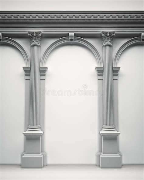 Corinthian Columns With An Arcade Classical Architecture Portal With