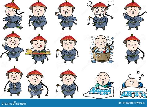 Cara Emocional Linda De La Expresi n Ilustración del Vector