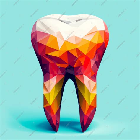 Low Poly 3d Image Sectioning Maxillary Ai Generated Image 2393008301 Shutterstock