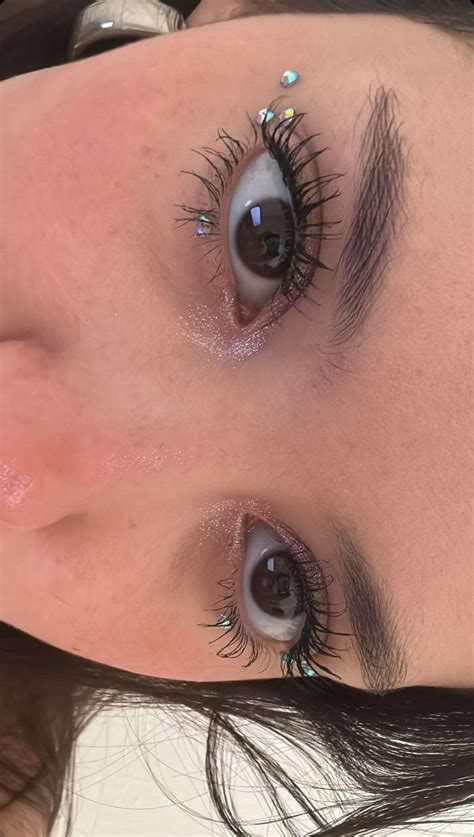 Pin By Elena On Festivals Rhinestone Makeup Dope Makeup Eye Makeup