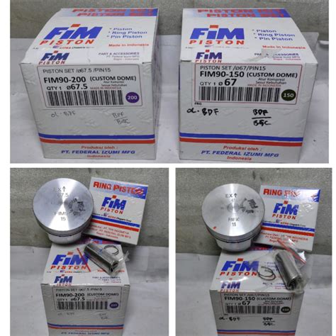 Jual Piston Fim Seher Kit Seher FIM Custom Dome 67 67 5 Pin 15 Atur