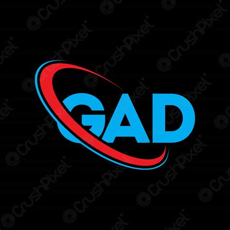 Gad Logo Gad Letter Gad Letter Logo Design Initials Gad Stock