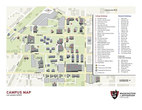 Jefferson University Campus Map
