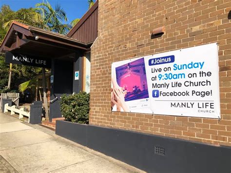 Church Livestream Banner Manly Life Church