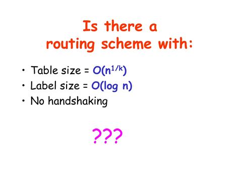 ppt compact routing schemes powerpoint presentation free download