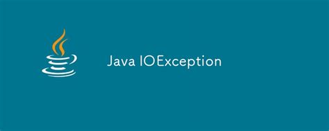 Java IOException JavaTutorial Php Cn