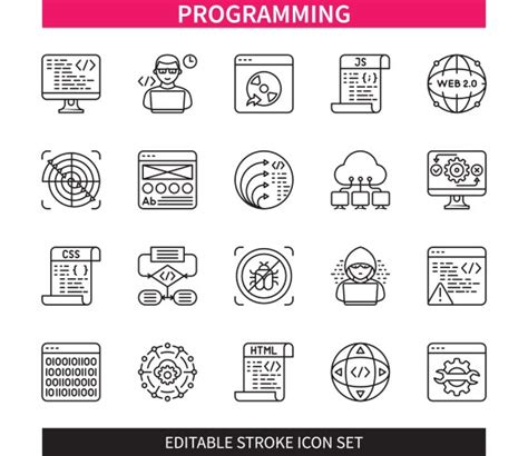 checklist line icon set editable stroke vector image