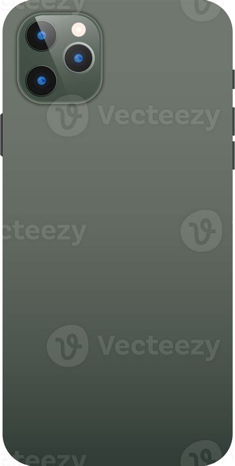 Realistic Mobile Smartphone Modern Style PNG