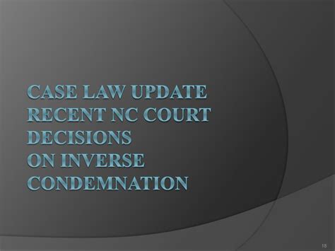 Ppt Primer On The Law Of Inverse Condemnation And Recent Case Update