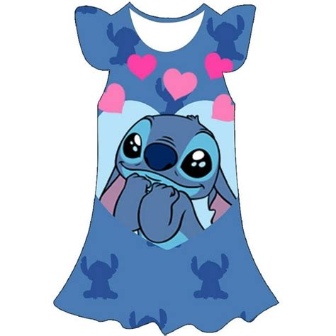 Disney Vestidos De Dibujos Animados De Lilo Y Stitch Para