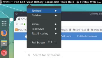 A Global Menu Extension For GNOME Shell Is In Development OMG Ubuntu