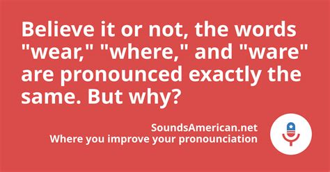 R Colored Vowels In The Words Wear Where And Ware