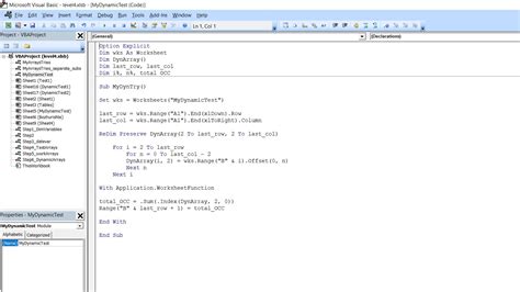 vba за excel Създаване на обобщаваща таблица с двумерен динамичен